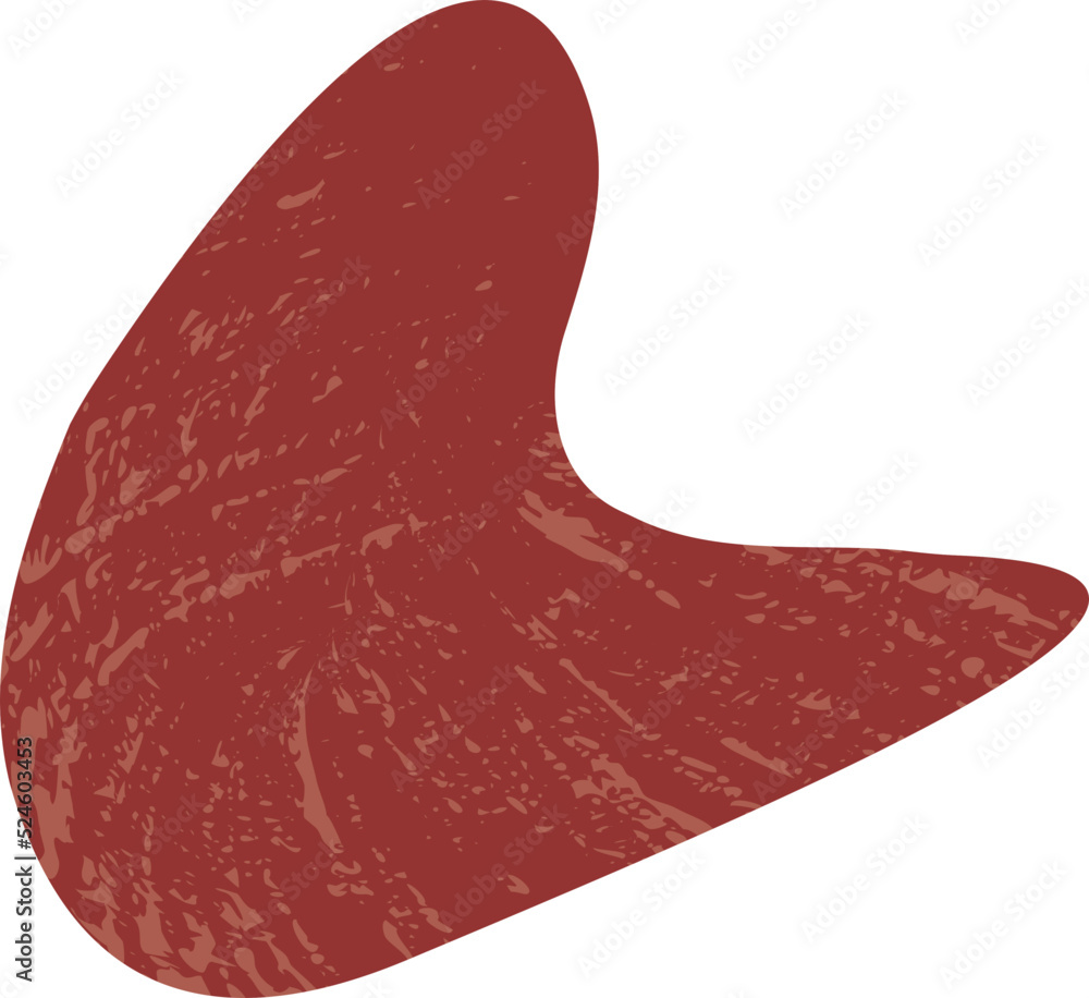 Abstract Modern Organic Shapes, Abstract Modern Line Art, Hand Drawn ...