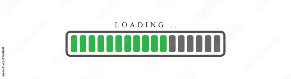 Loading vector icon. Loading style sign for mobile concept and web design. Stock Vector | Adobe ...