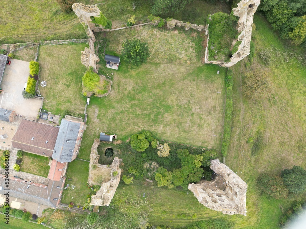 Sheriff Hutton Castle ruined medieval quadrangular castle Sheriff ...