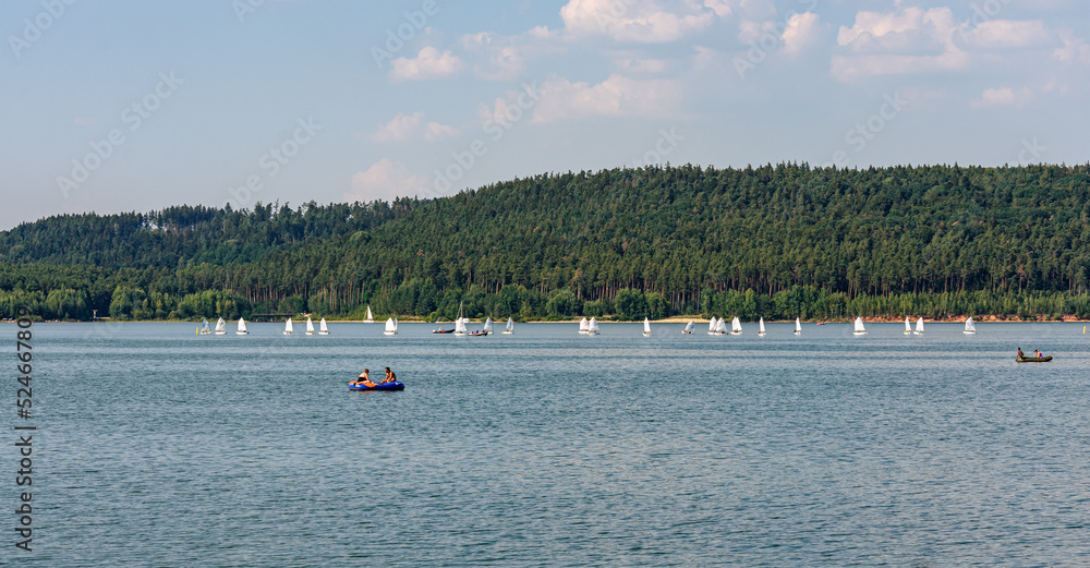 Großer Brombachsee - Segeln und Bootfahren Stock Photo | Adobe Stock