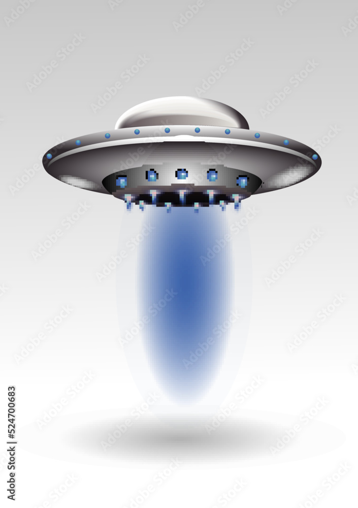 stock vector ufo alien spaceship flying saucer. ufo flying spaceship ...