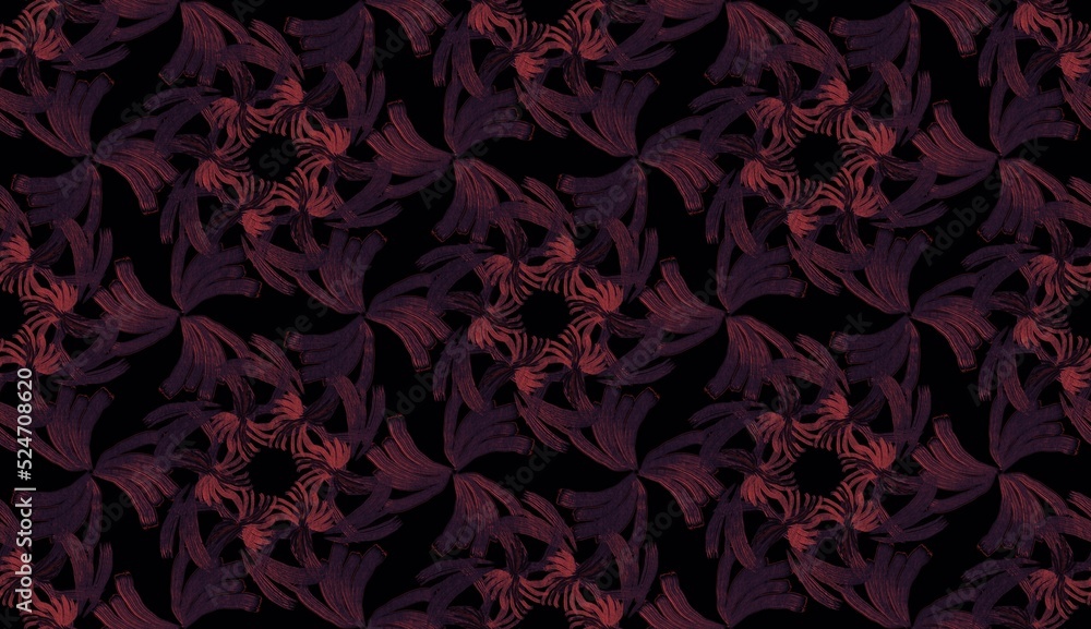 Wallpaper in the style of Baroque. Abstract ethnic ikat pattern ...