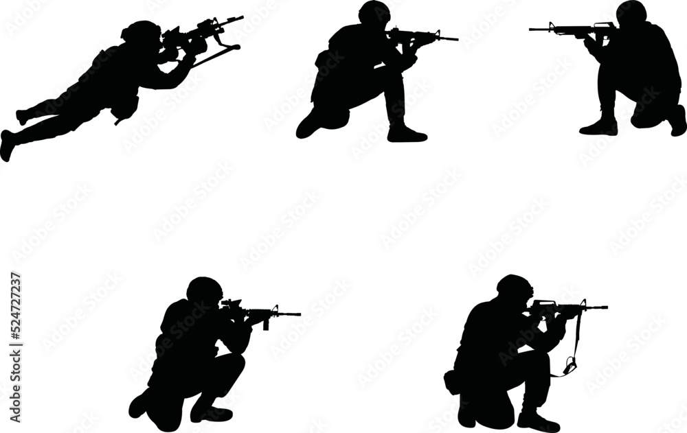 Grafika wektorowa Stock: Marksmanship vector eps, Silhouette, Logo ...