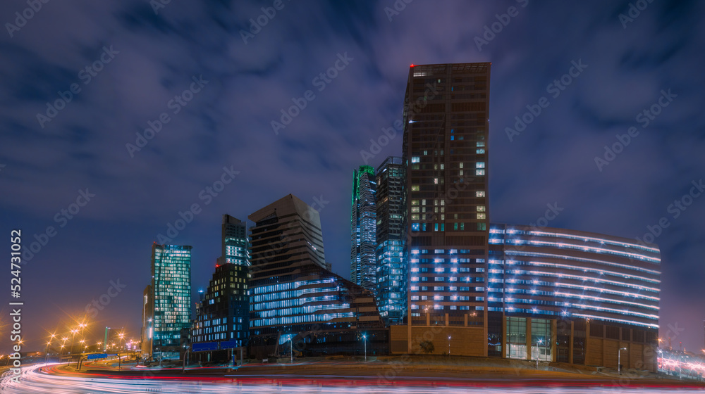 Large buildings equipped with the latest technology, King Abdullah ...