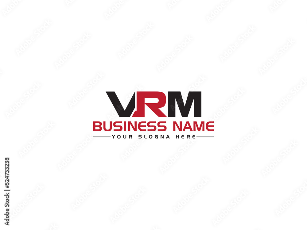 Initial VRM Logo Icon Design, Unique VR vrm Logo Letter Vector For Any ...