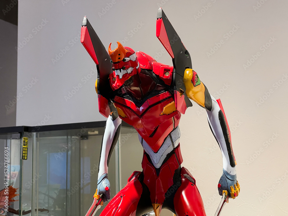 Tokyo, Japan - February 13, 2022: Neon Genesis EVANGELION: TOKYO-III at ...