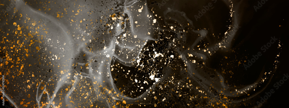 Poster black background and Gold luxury Texture – Wall Art | UkPosters