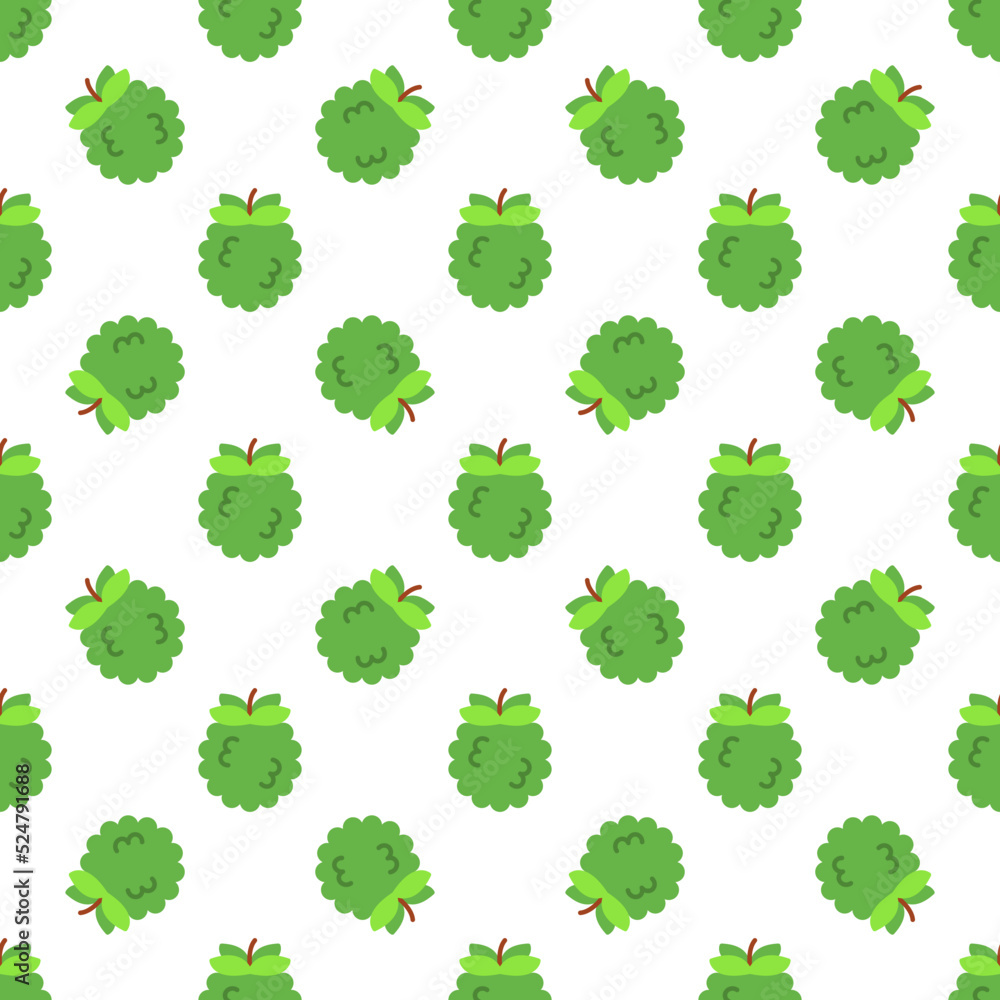 Cartoon custard apple seamless pattern background. Stock Vector | Adobe ...