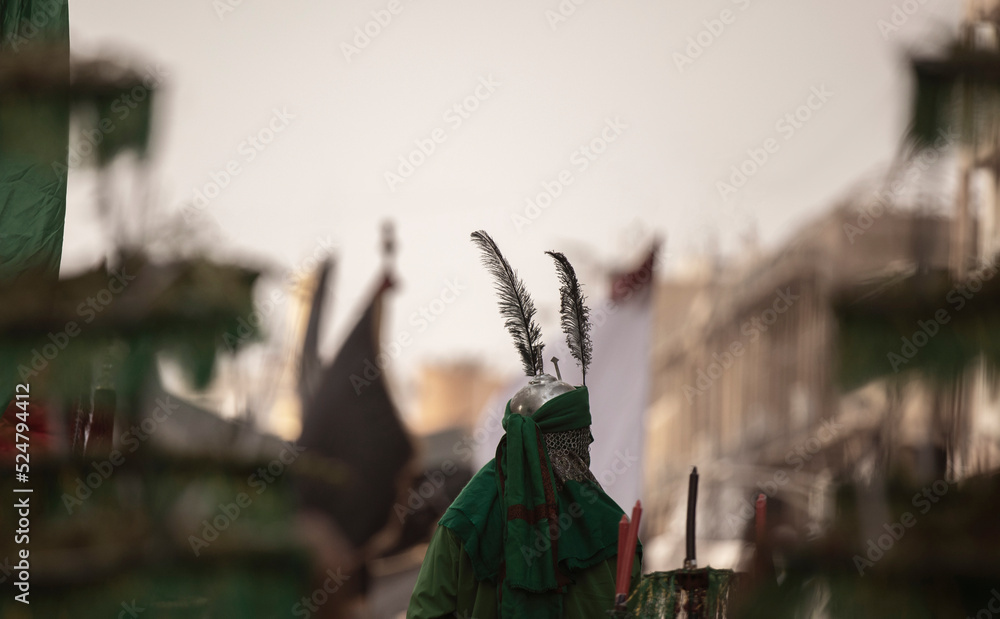 The sacred month of Muharram Ashura in Karbala, Iraq, the shrine of ...