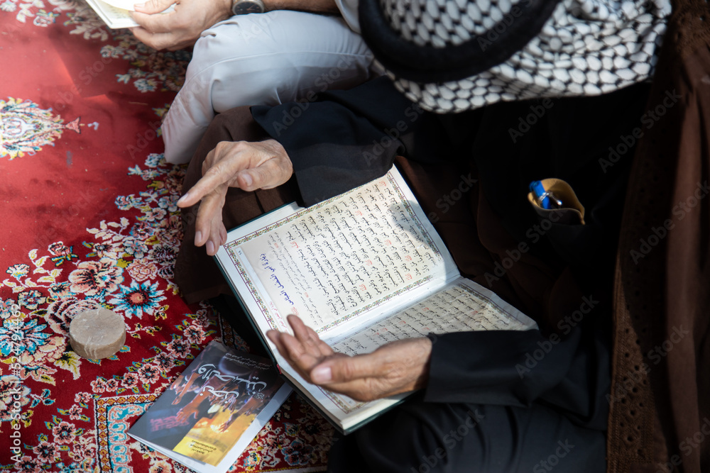The sacred month of Muharram Ashura in Karbala, Iraq, the shrine of ...