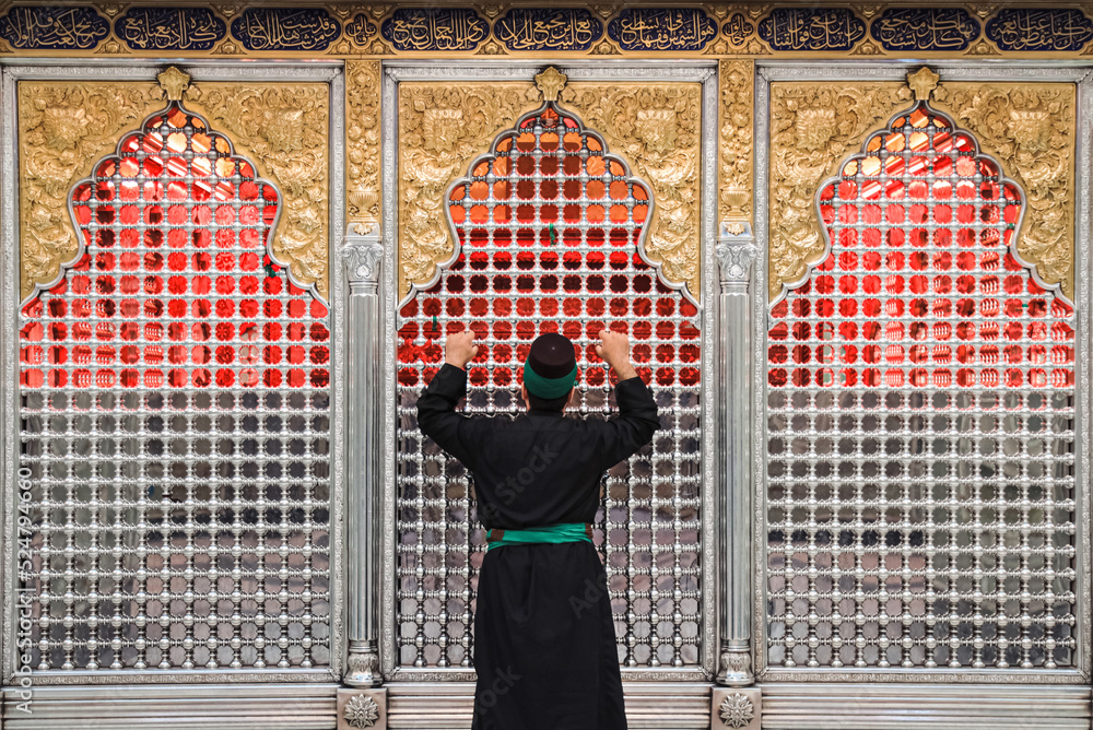The sacred month of Muharram Ashura in Karbala, Iraq, the shrine of ...