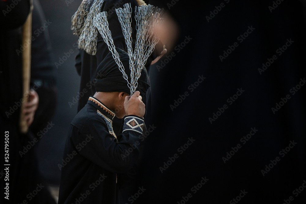 The sacred month of Muharram Ashura in Karbala, Iraq, the shrine of ...