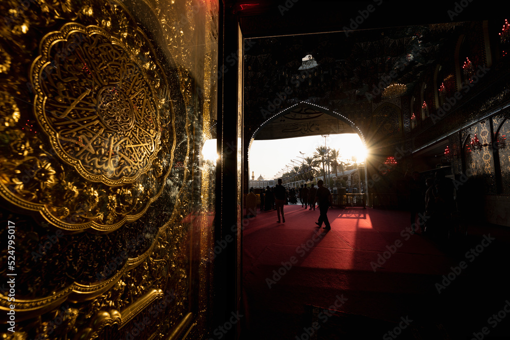 The sacred month of Muharram Ashura in Karbala, Iraq, the shrine of ...