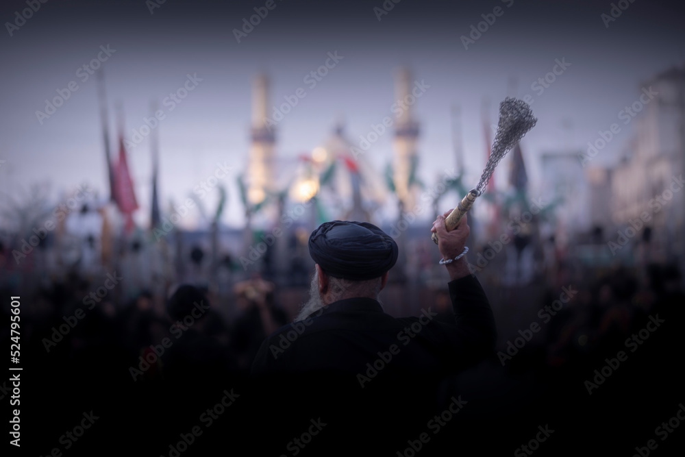 The sacred month of Muharram Ashura in Karbala, Iraq, the shrine of ...
