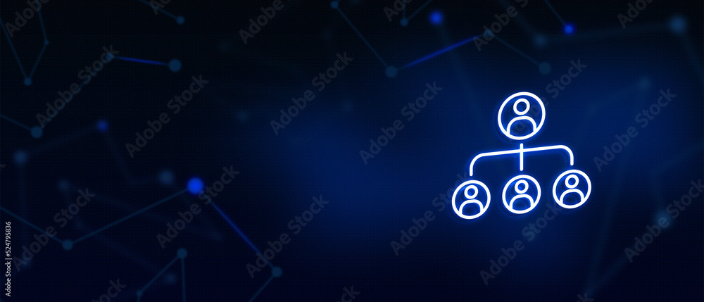 Leadership chart, Organization chart, hierarchy pyramid concept ...