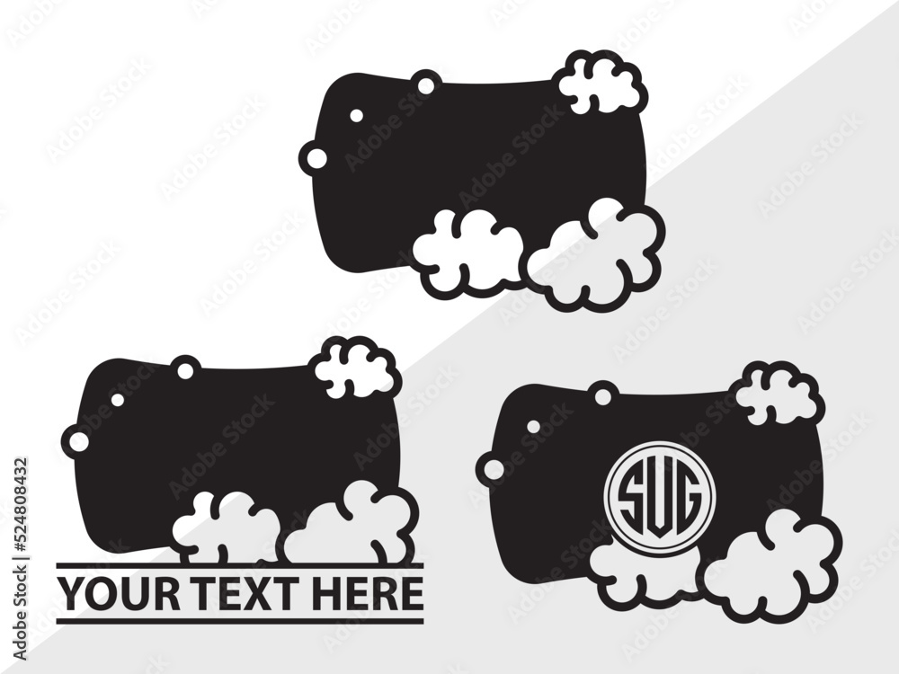 Soap Monogram SVG, Soap Svg, Soap Bar Svg, Soap Bubbles Svg, Soap Icon ...