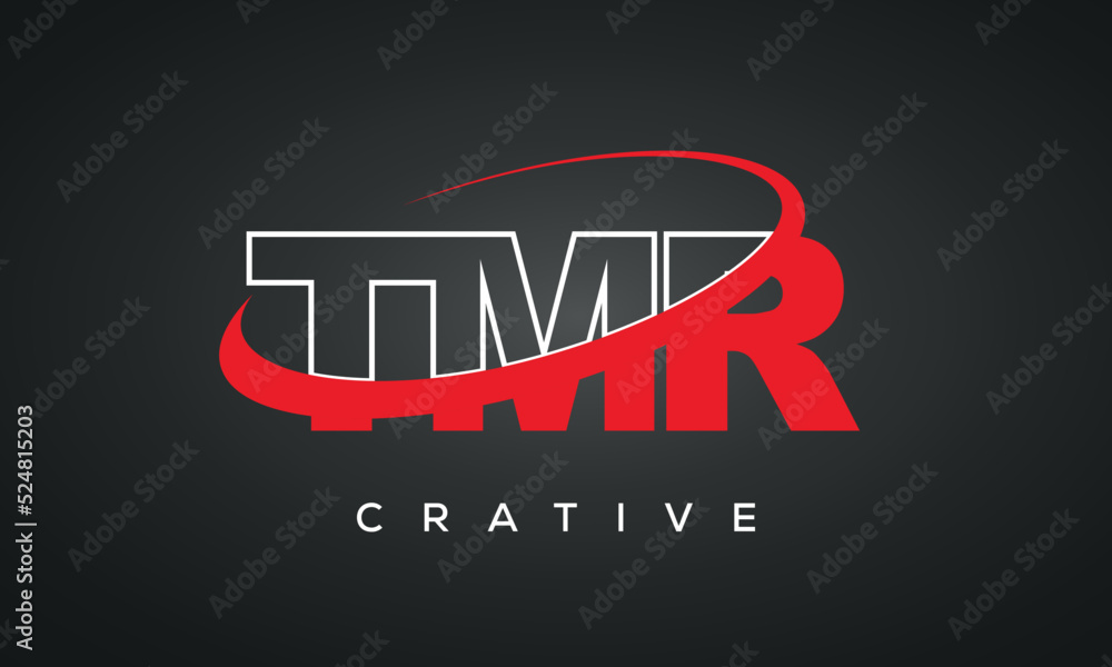 TMR letters typography monogram logo , creative modern logo icon with ...