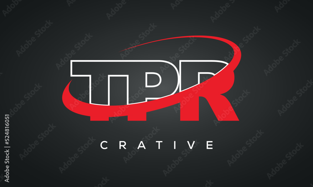 TPR letters typography monogram logo , creative modern logo icon with ...