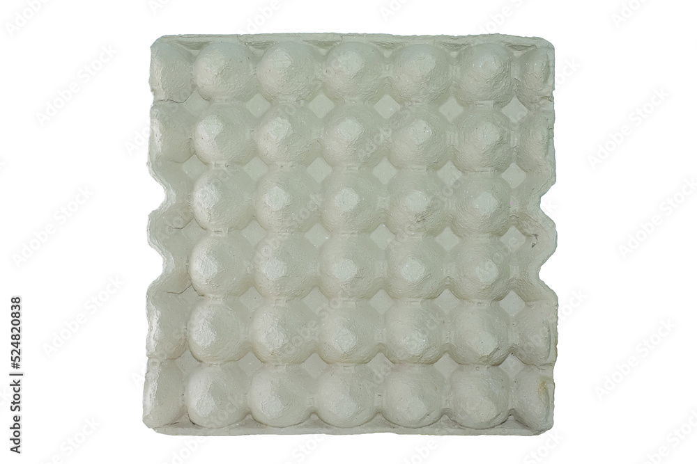 Empty Paper tray for wearing eggs which ideal for use in the design ...