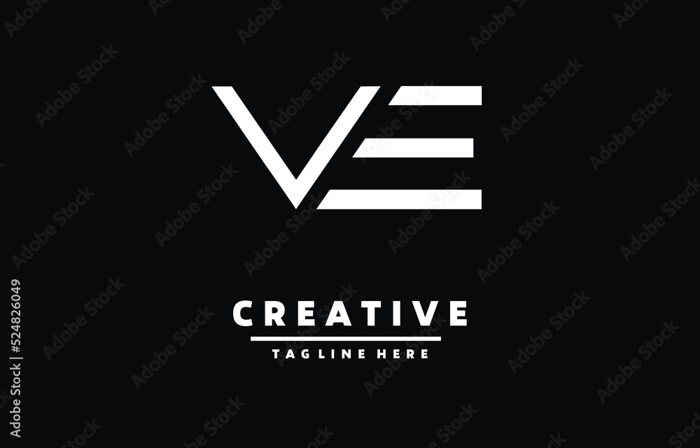Letter VE EV Logo Alphabet Design Icon Vector Symbol Stock Vector ... Letter VE EV Logo Alphabet Design Icon Vector Symbol Stock Vector ...