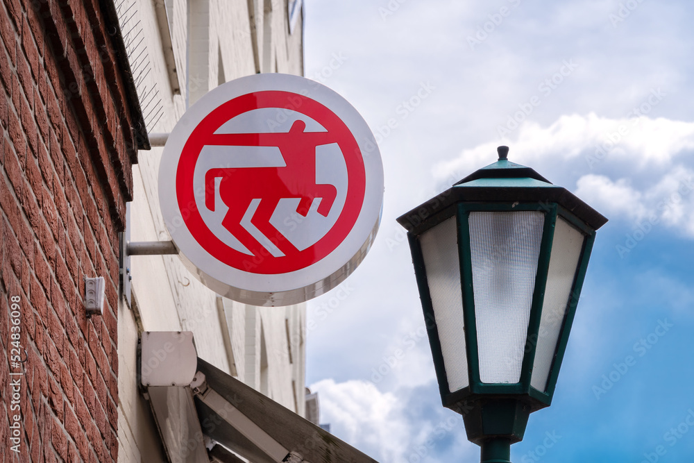 Germany, 2022: Sign with the logo of Rossmann in Germany - Dirk ...