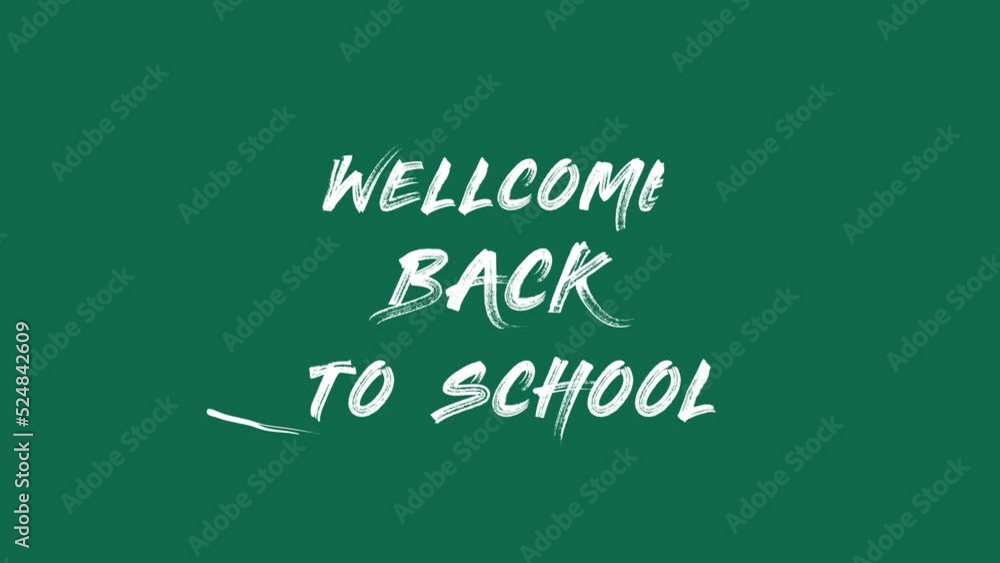 welcome back to school with green background(welcome back to school ...