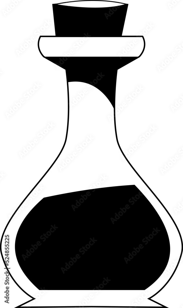 Spooky Potion Silhouettes SVG Potion Illustration SVG EPS PNG Stock ...