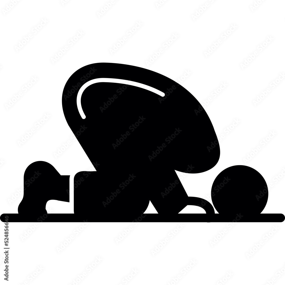 Sujud Icon Stock-Vektorgrafik | Adobe Stock