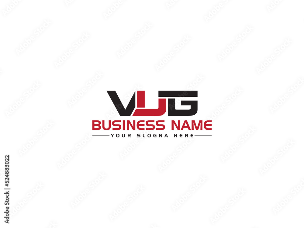 Initial VUG Logo Letters Design, Creative VU vug Logo Icon Vector Image ...
