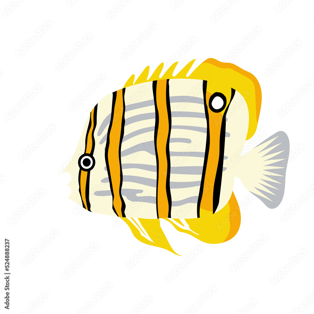 coral fish illustration. the hand drawing of under the sea life ... coral fish illustration. the hand drawing of under the sea life ...