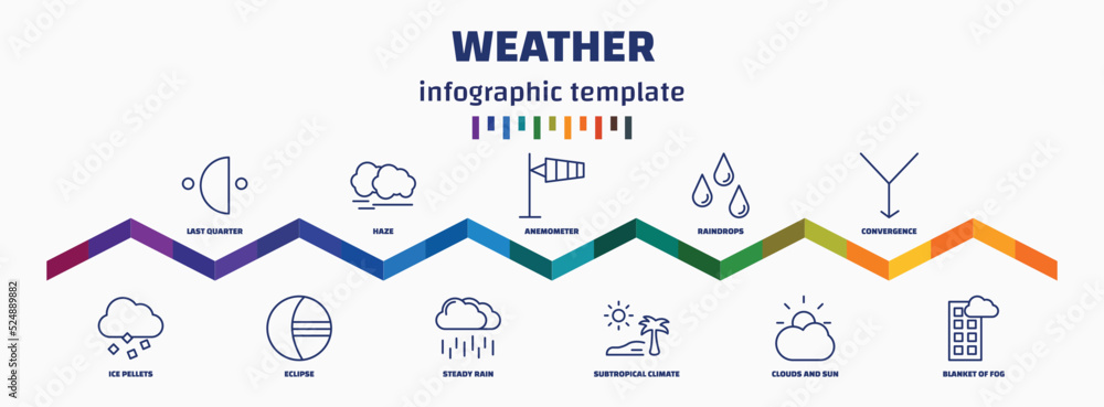 infographic template with icons and 11 options or steps. infographic ...