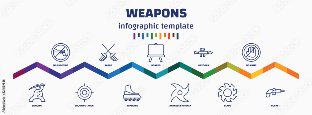 infographic template with icons and 11 options or steps. infographic ...