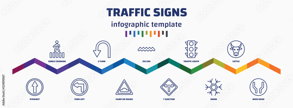 infographic template with icons and 11 options or steps. infographic ...
