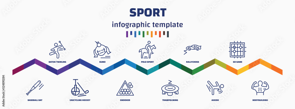 infographic template with icons and 11 options or steps. infographic ...