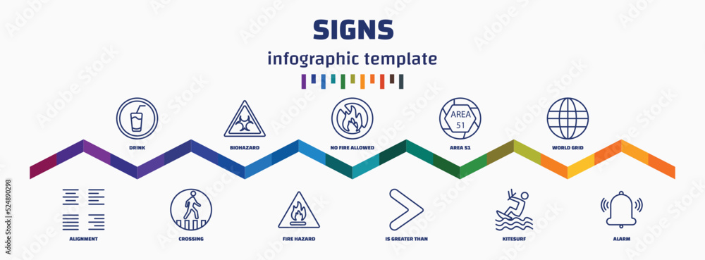 infographic template with icons and 11 options or steps. infographic ...