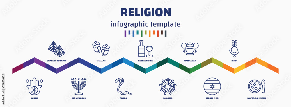 infographic template with icons and 11 options or steps. infographic ...