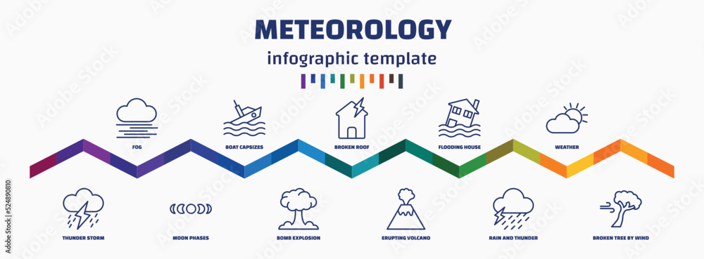 infographic template with icons and 11 options or steps. infographic ...