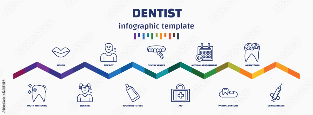 infographic template with icons and 11 options or steps. infographic ...