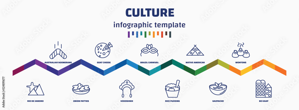 infographic template with icons and 11 options or steps. infographic ...