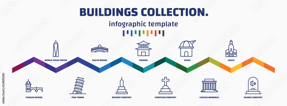 infographic template with icons and 11 options or steps. infographic ...