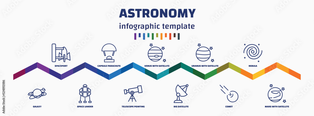 infographic template with icons and 11 options or steps. infographic ...