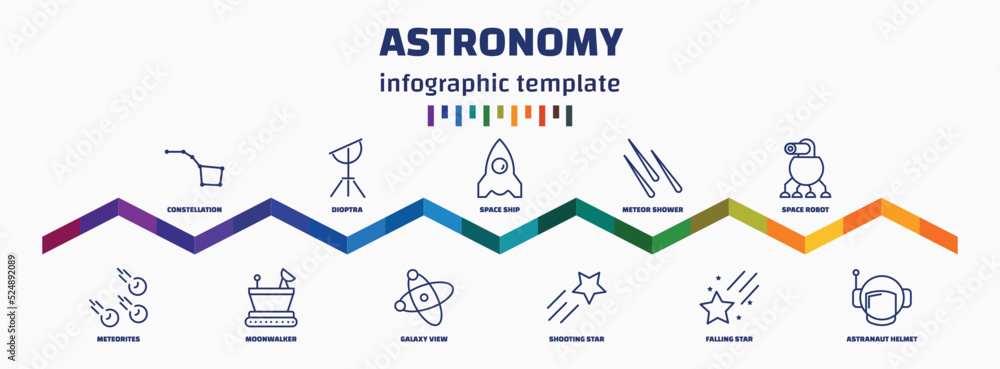 infographic template with icons and 11 options or steps. infographic ...