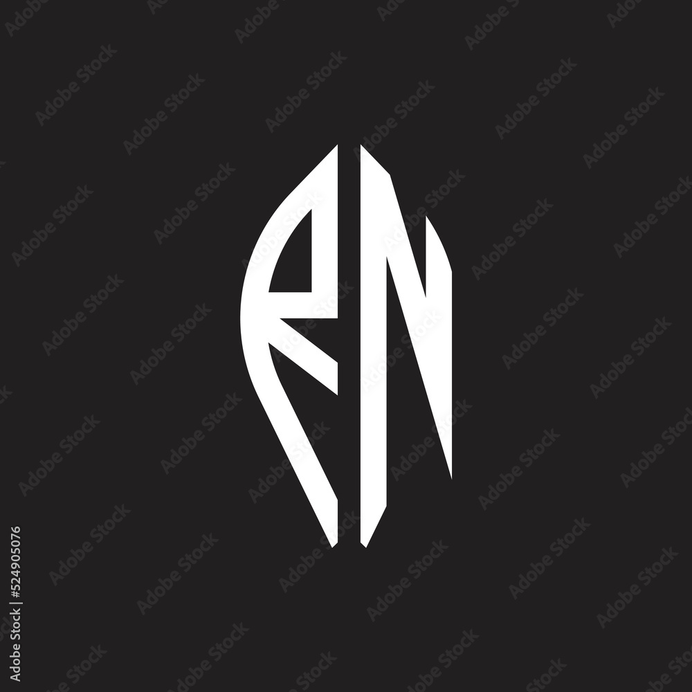 Elegant RP Letter Linked Monogram Logo Design Stock Vector | Adobe Stock