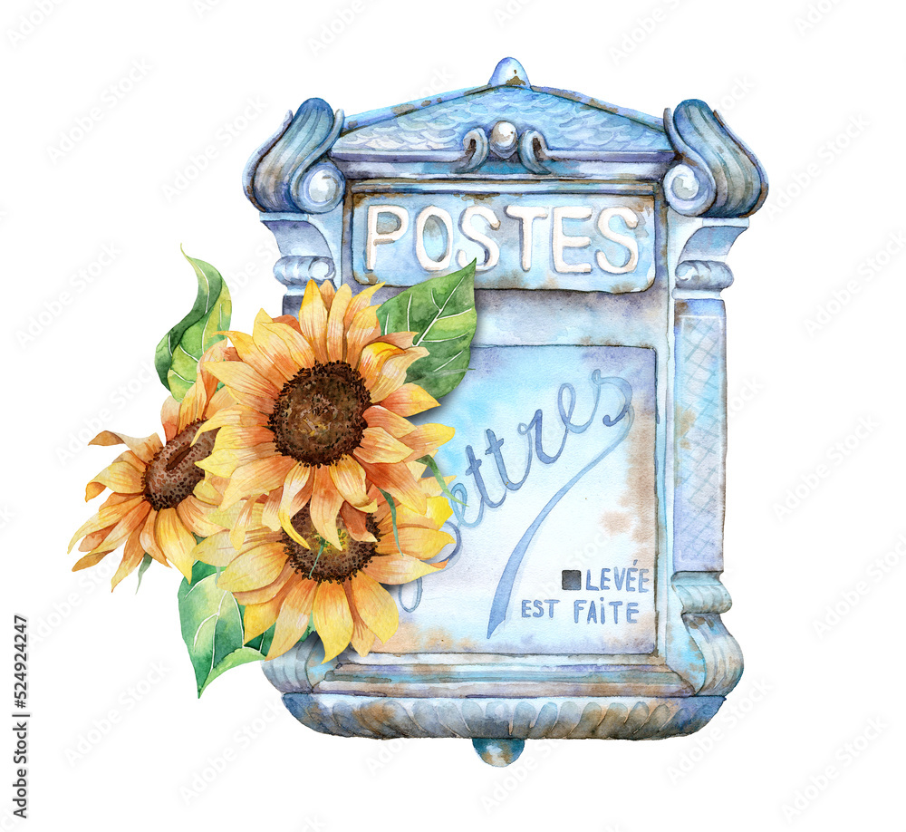 Vintage Mailbox Clipart