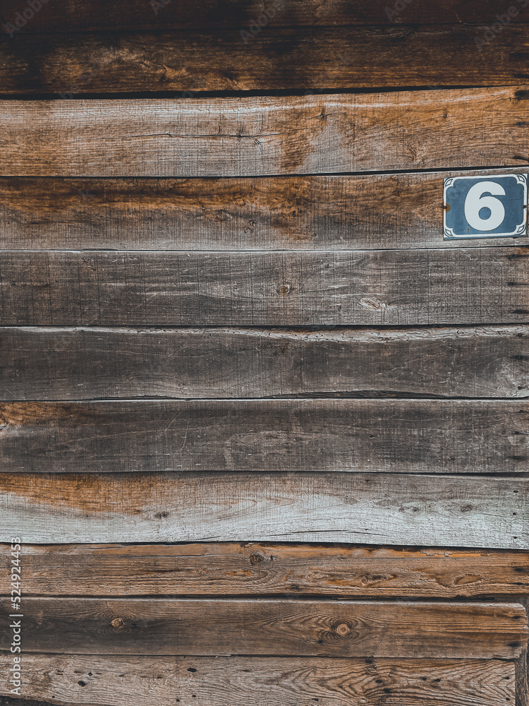 old wood panel, vintage wood panel with old stained wood planks with ...