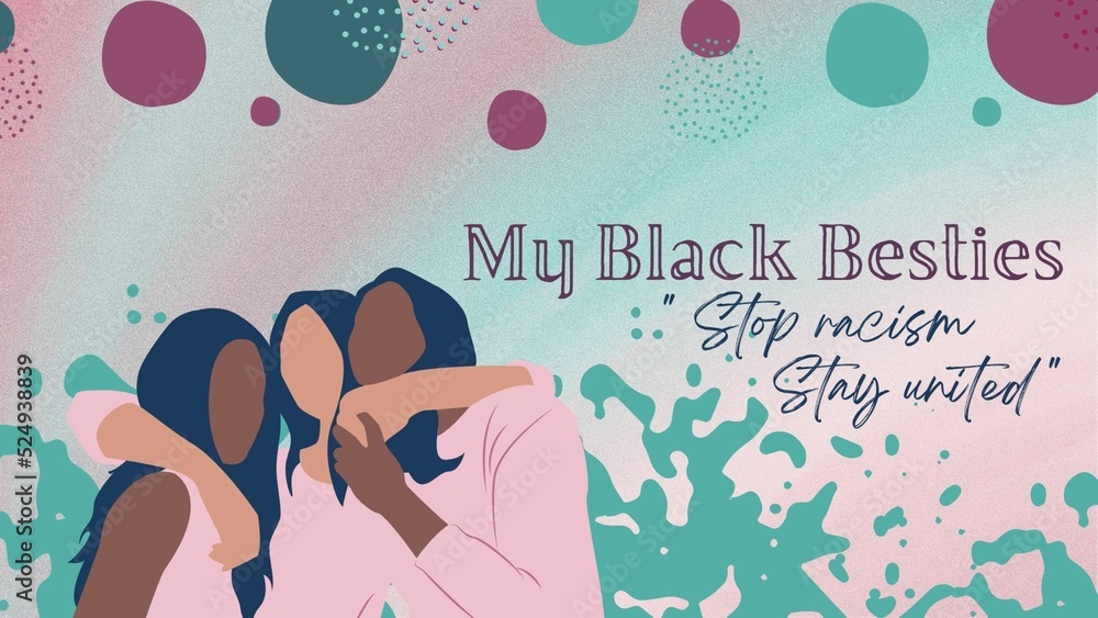 abstract background, fight against racism, black beauty wallpaper ...