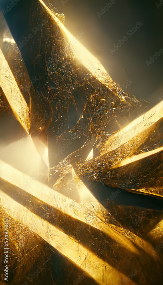 Abstract luxury golden background. Mysterious beautiful shiny gold ...