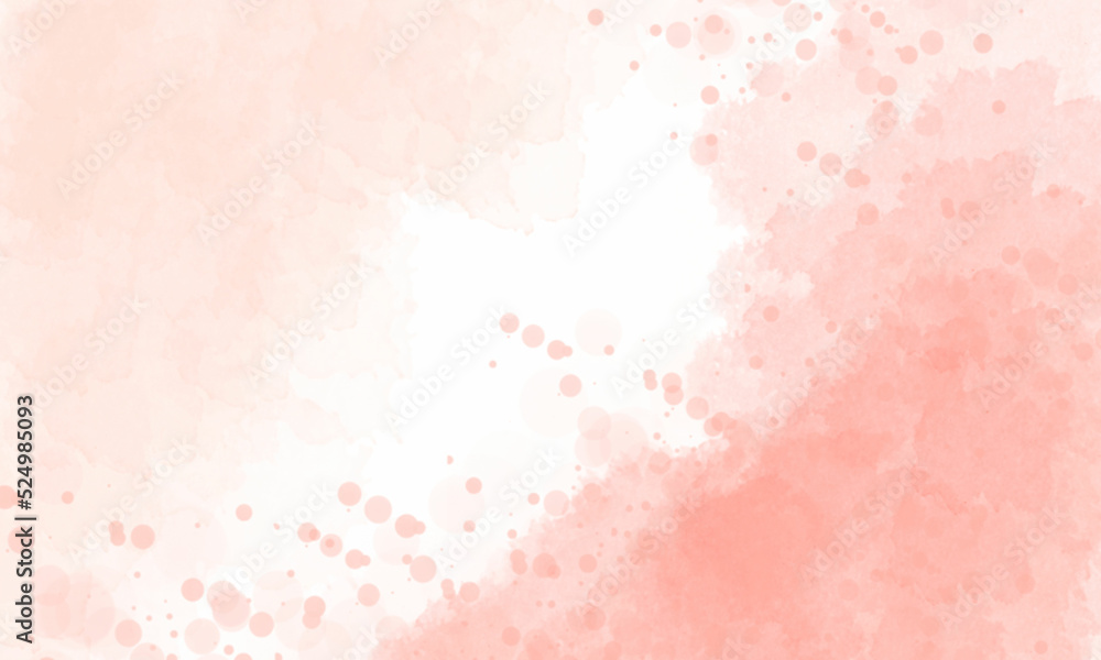 A light pink wet watercolor poster wash splash , invitation card ...