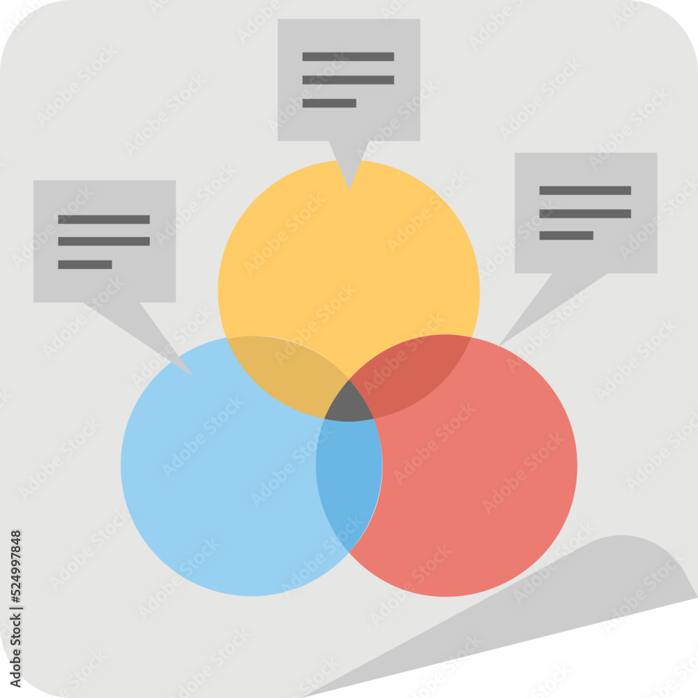 Venn Diagram Stock Vector | Adobe Stock