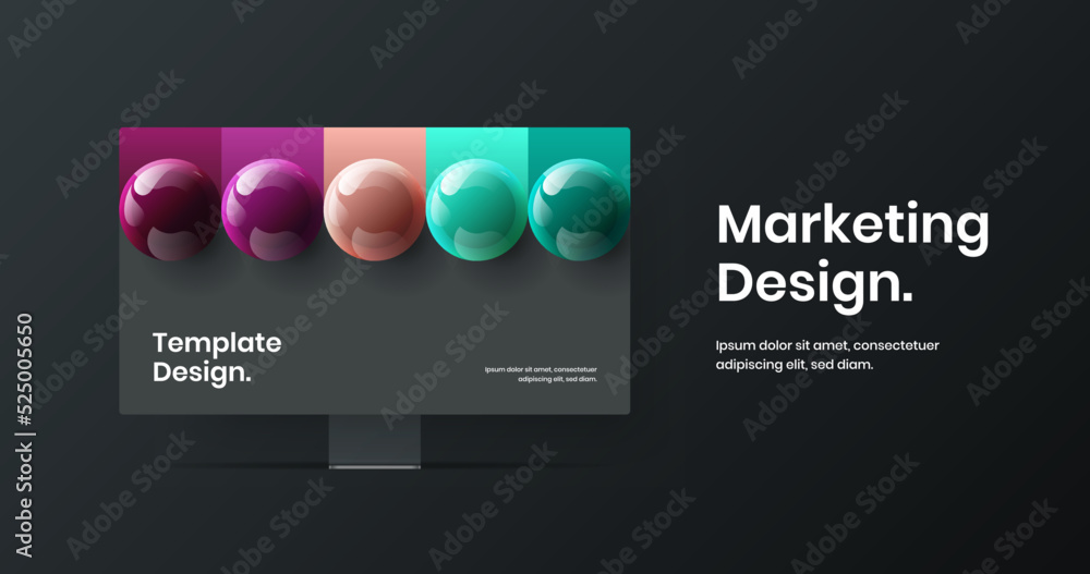 Colorful web banner design vector illustration. Isolated computer ...